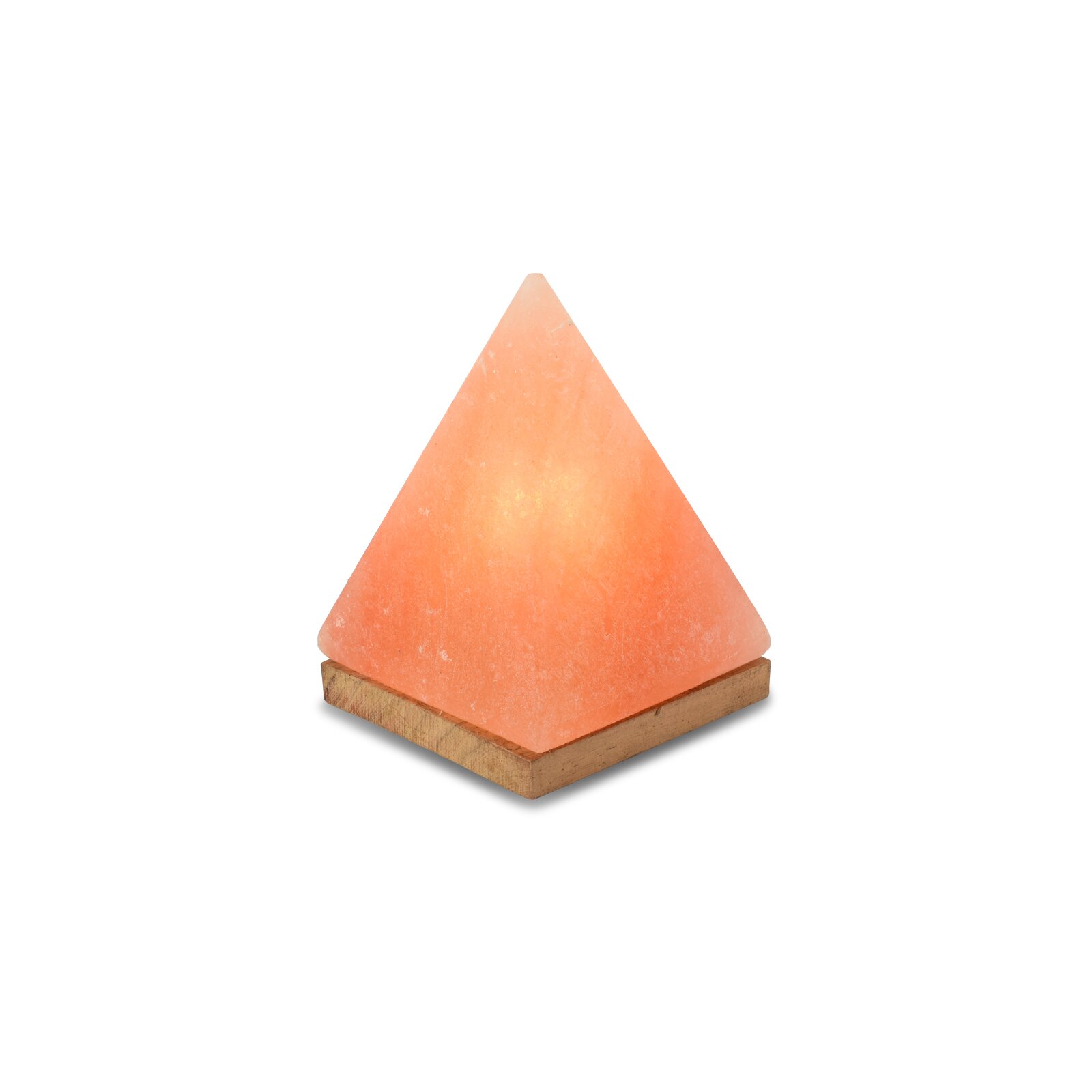 Illuminated Salt Crystal PYRAMID