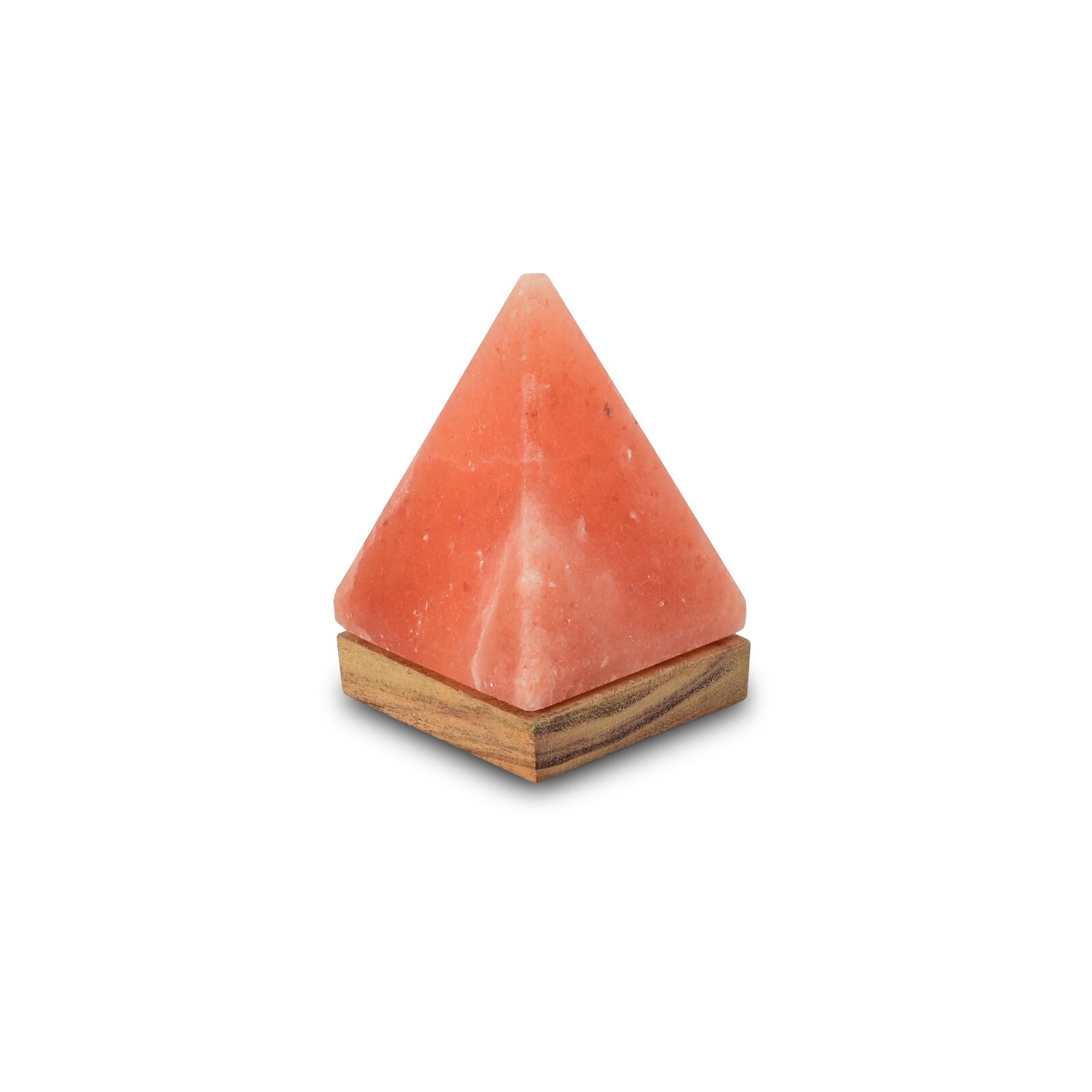 USB PYRAMIDE, mit Holzsockel, H ca. 10 cm