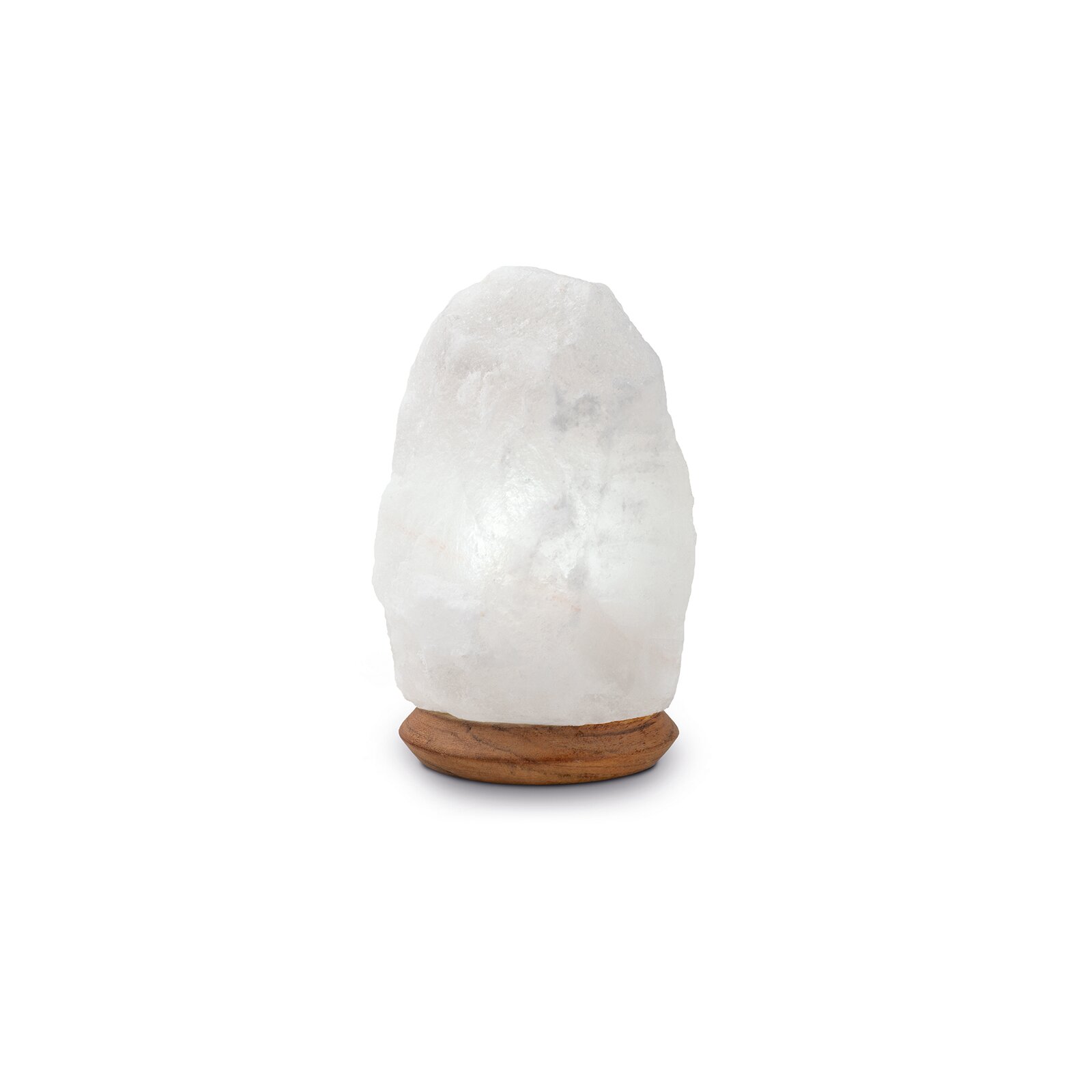 USB ROCK, White Line, mit Holzsockel, H ca. 10 cm