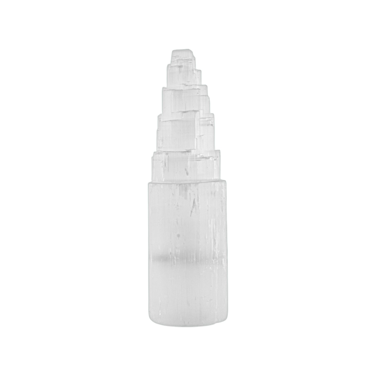 Beleuchteter Selenit "Eisberg" 35 cm ohne Sockel