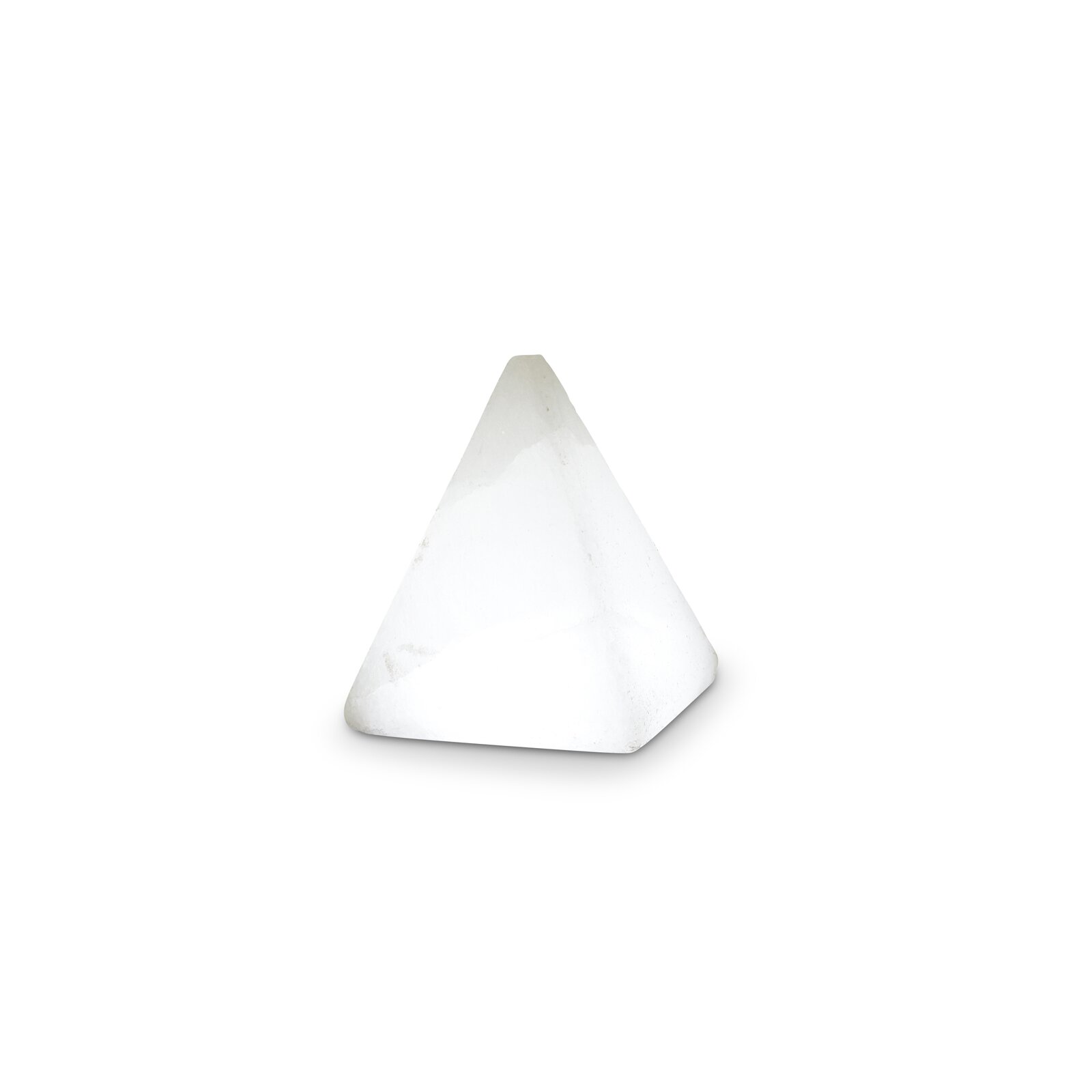 Salt Crystal PYRAMID, White Line